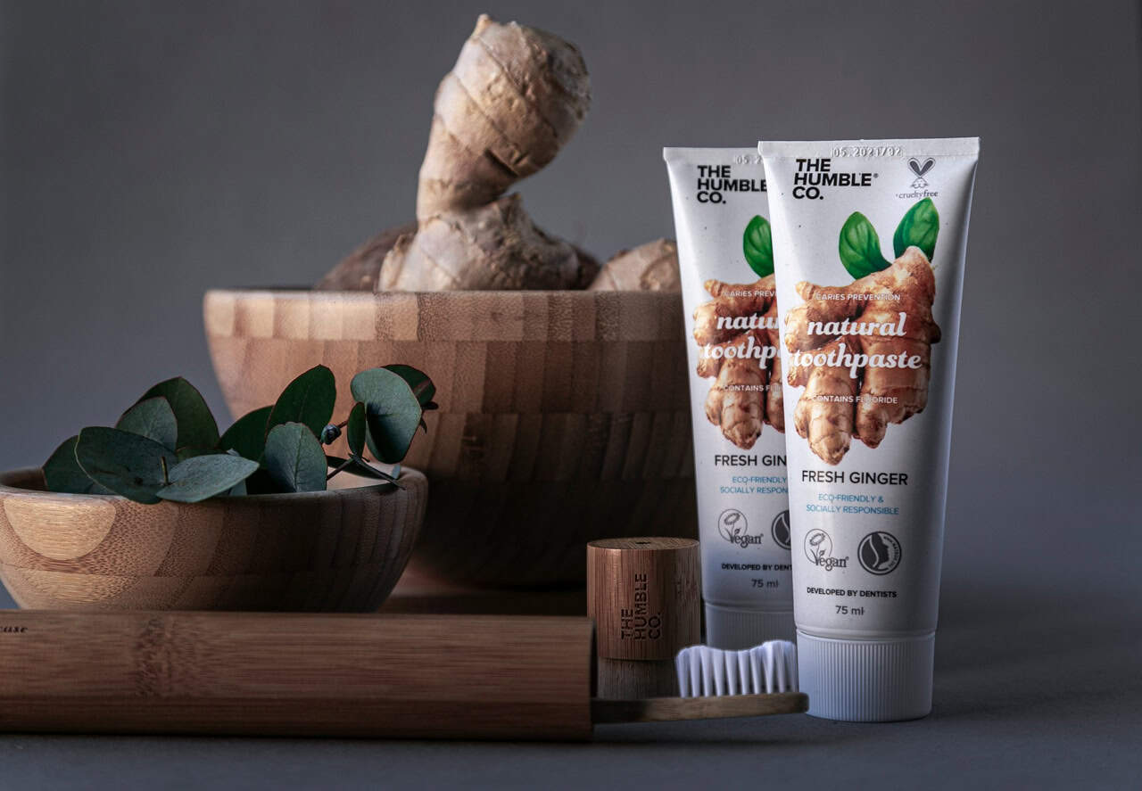 Pastă de dinți naturală Humble - Ghimbir | Denta Deals