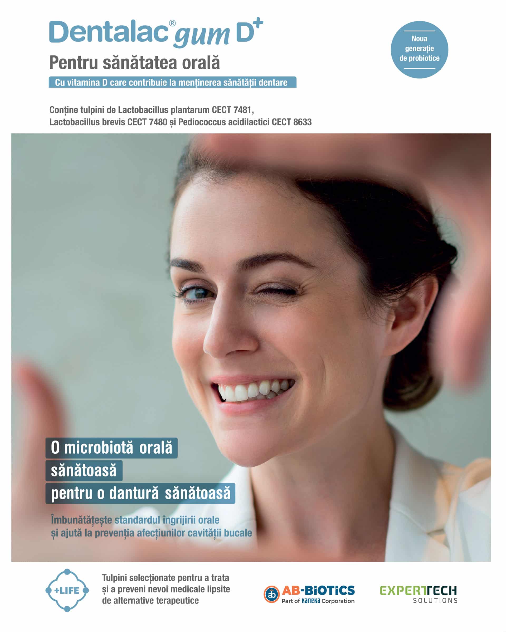 Probiotic dental care: Îngrijire dentară cu Dentalac D+